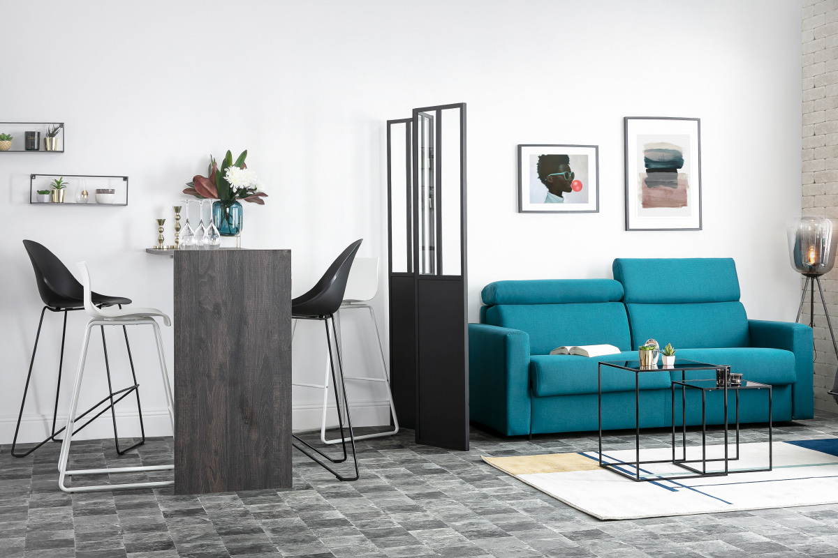 Taburetes de bar modernos blancos 76 cm (lote de 2) ONA - Miliboo